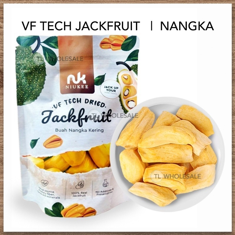 【TL】(70G) CRISPY Grade AA Premium VF Tech Dreid Jackfruit Buah Nangka Kering Sugar Free Low Fat ...