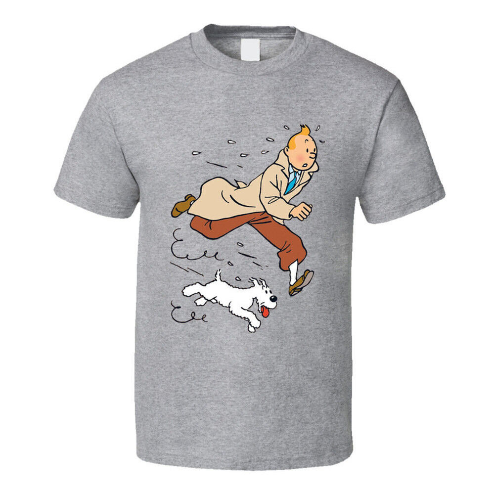 The Adventures Of Tintin Tv Show Season Two Fan T Shirt | Shopee Singapore