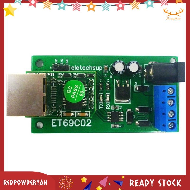 [Stock] ET69C02 Ethernet Network IP RJ45 to RS485 Bus Converter for ...