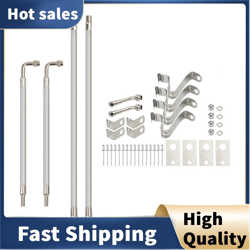 Dually Valve Stem Extenders Kit, Braided Valve Stem Extension Fits ...