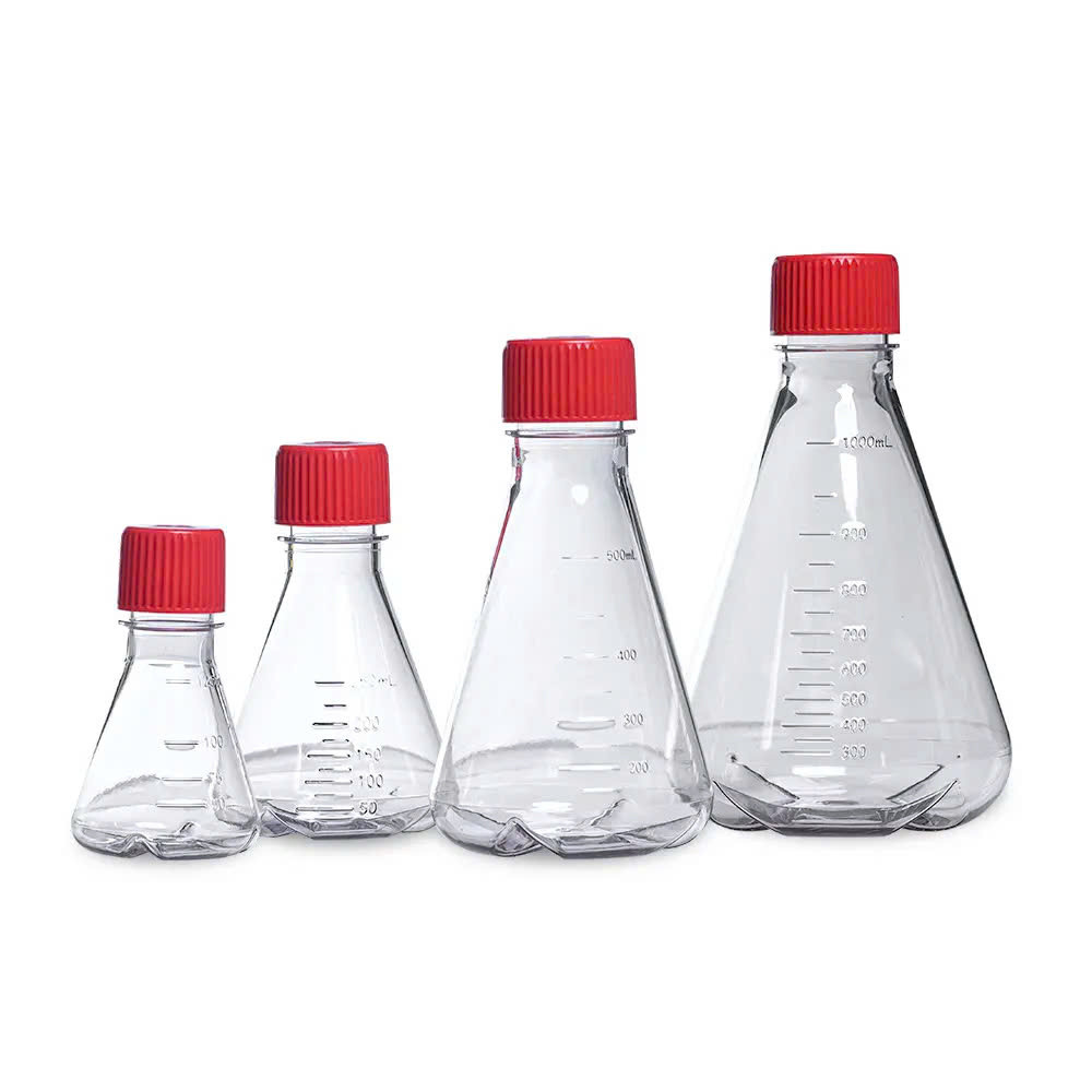 Baffle Bottom Erlenmeyer Flask,vent cap | Shopee Singapore