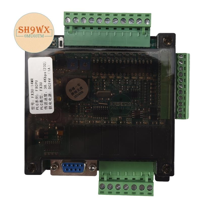 FX3U-14MR PLC Industrial Control Board 8 Input 6 Output Programmable Control Relay Output, 24 V ...