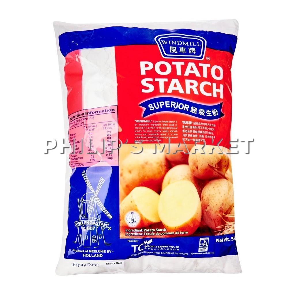 WINDMILL Potato Starch Flour (L) 5kg | Shopee Singapore