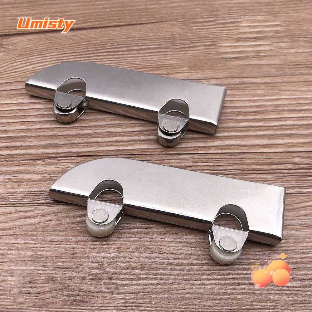 UMISTY Glass Sliding Door Pulley, Roller Runner Clamp Sliding Door ...