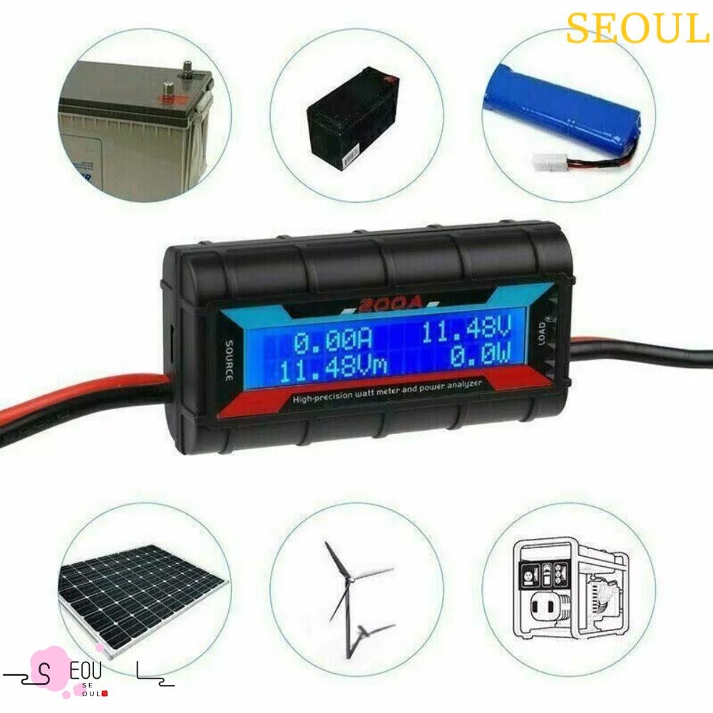SEOUL Solar Power Analyser, LCD 200A Power Analyzer, High-precision ...