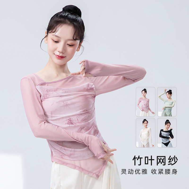 Classical Dance Practice Clothes Female Spring Summer Long-Sleeved ...