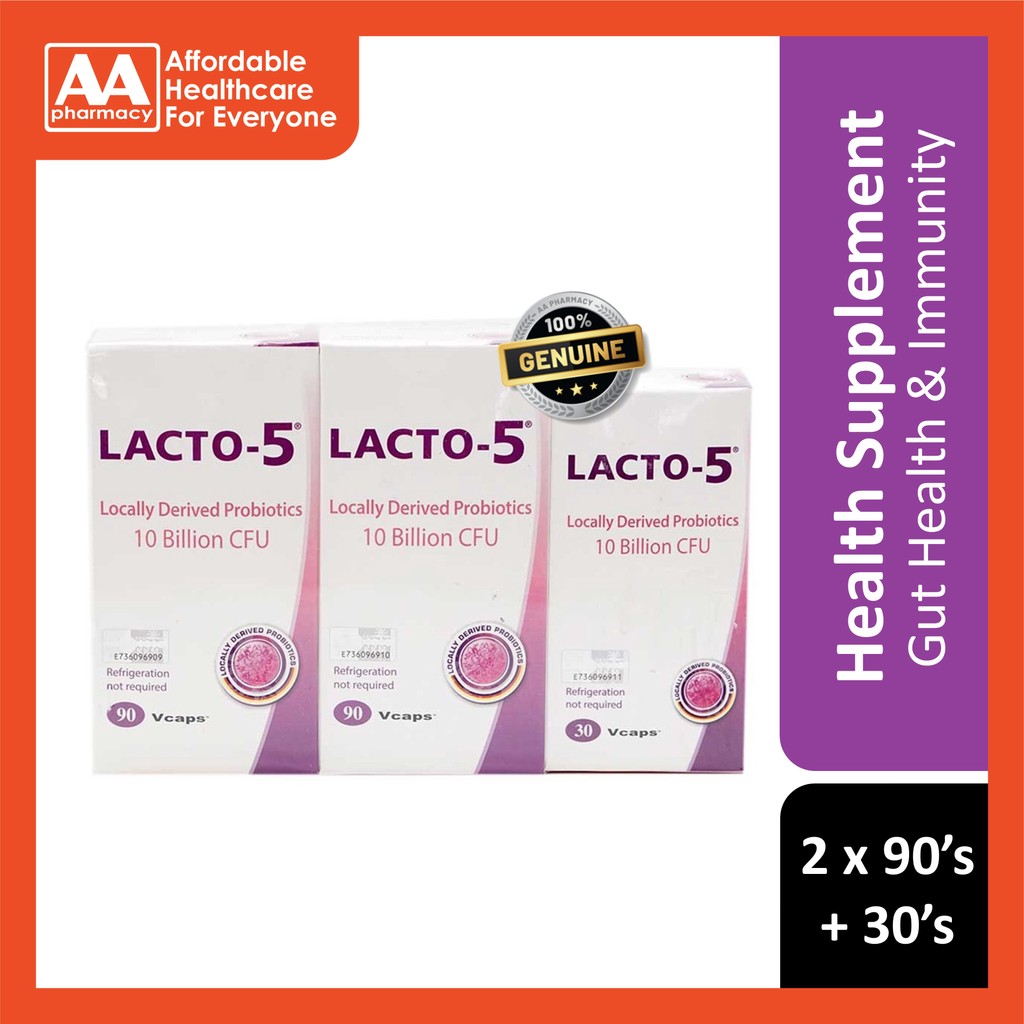 Total Health Concept Lacto-5 Locally Derived Probiotics 10 Billion CFU ...