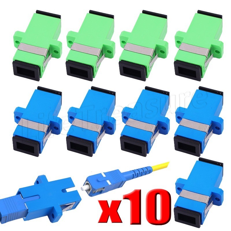 10/20Pcs SC UPC APC Couplers - Flange Type Cable Adapters - Simplex ...