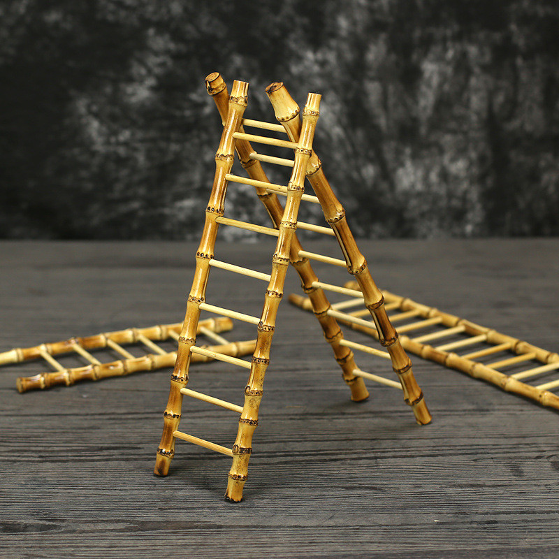 Small Small Bamboo Ladder High Step Rise Bamboo Whip Ladder Japanese ...
