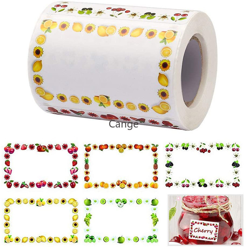 250pcs/reel blank label stickers DIY handwritten name classification ...