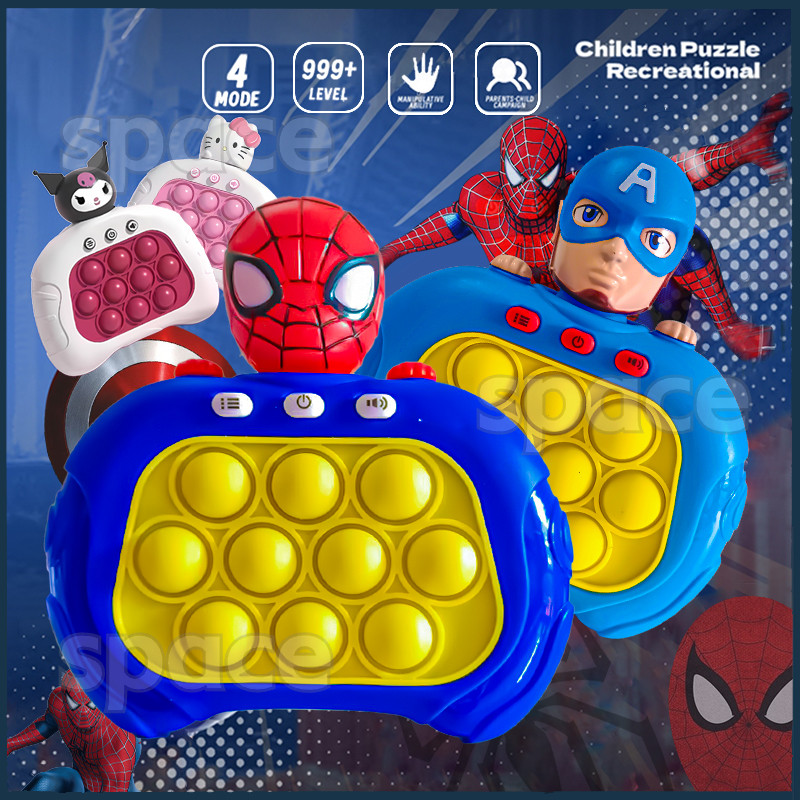 Spider Man UPGRADE 999 Level Quick Push Game Pop It Electronic Speed ...