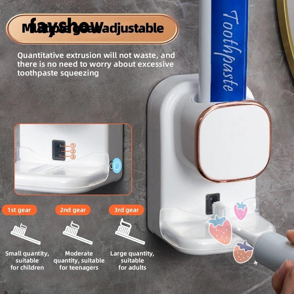 FAY Smart Toothpaste Dispenser, 3 Mode Automatic Sensor Automatic ...