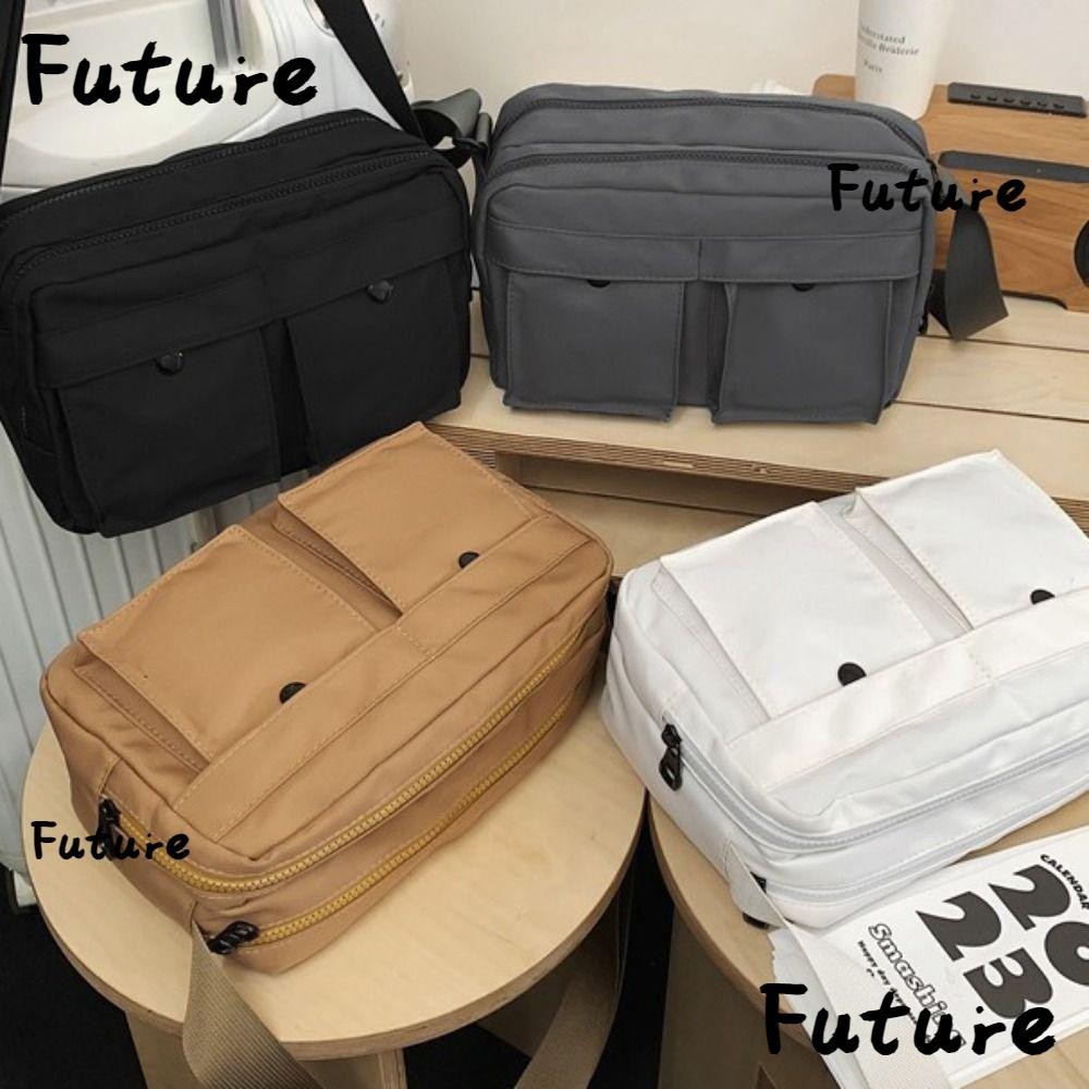 FUTURE Men Shoulder Bag, Waterproof Large Capacity Messenger Bag ...