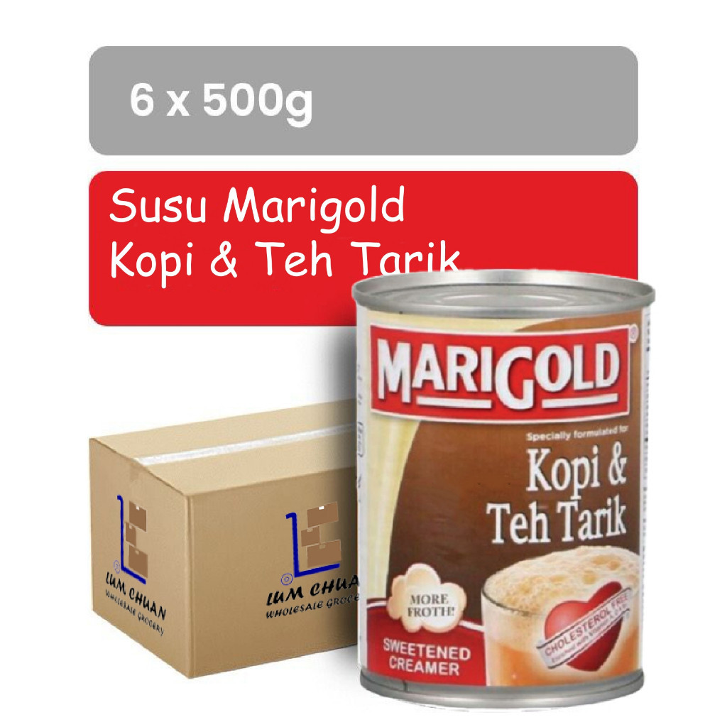 Susu Marigold Kopi & Teh Tarik 6*500g (With box) | Shopee Singapore