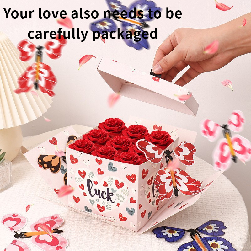 Flying Butterfly Explosion Gift Box Surprise Birthday Party Graduation ...