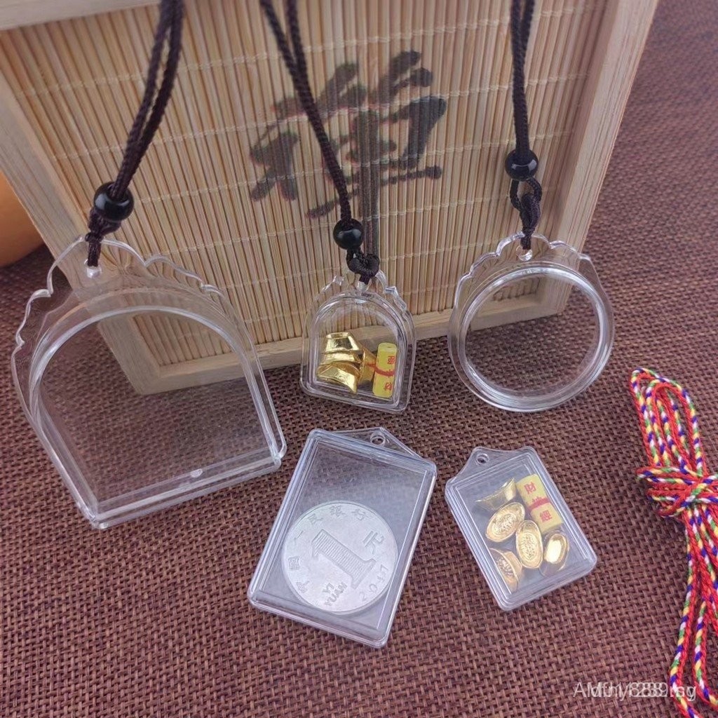Gawu Box 可打开亚克力透 明擦擦盒 吊坠 可装佛像经文佛牌项链 嘎乌盒 03.06.88 | Shopee Singapore