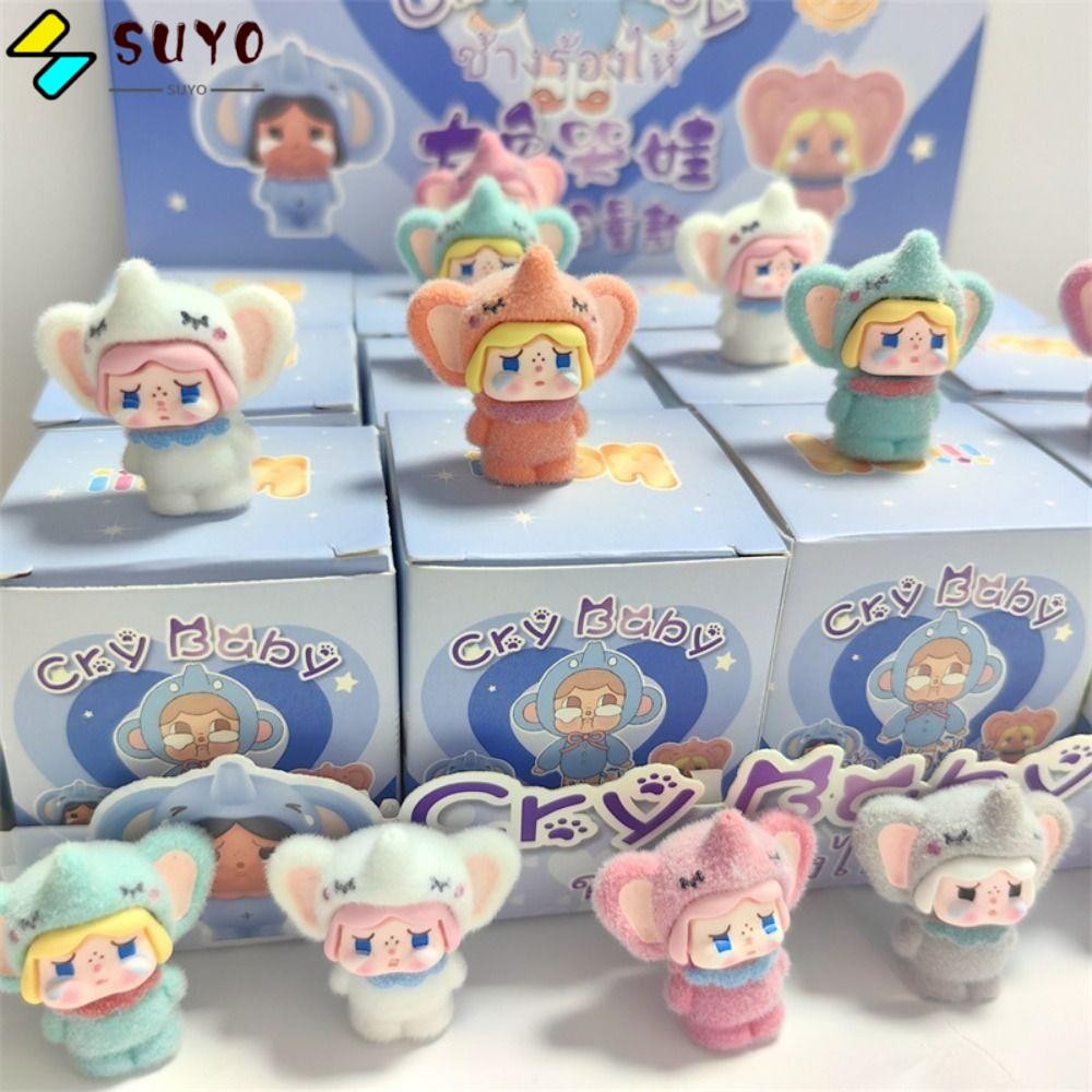 SUYO 12 Pcs Crybaby Box, The Powerpuff Girls The Elephant Series Mini ...