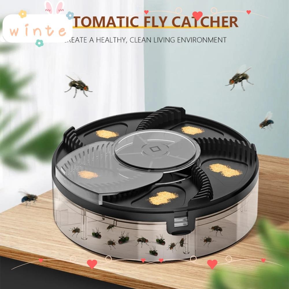 WINTE Flycatcher, USB/Rechargeable Electric Flies Killer, Automatic ...