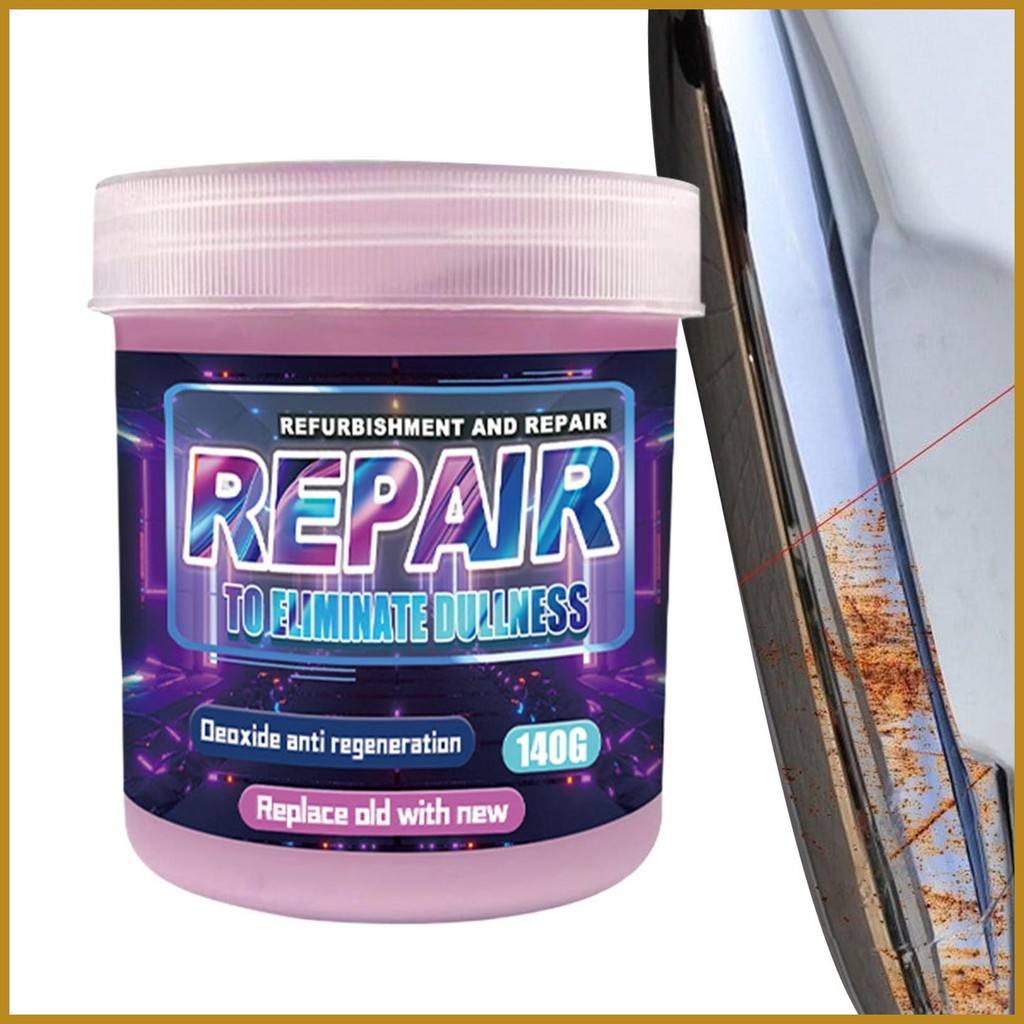 Chrome Polish 140g Chrome Rust Remover Metal Polishing Paste Restorer ...