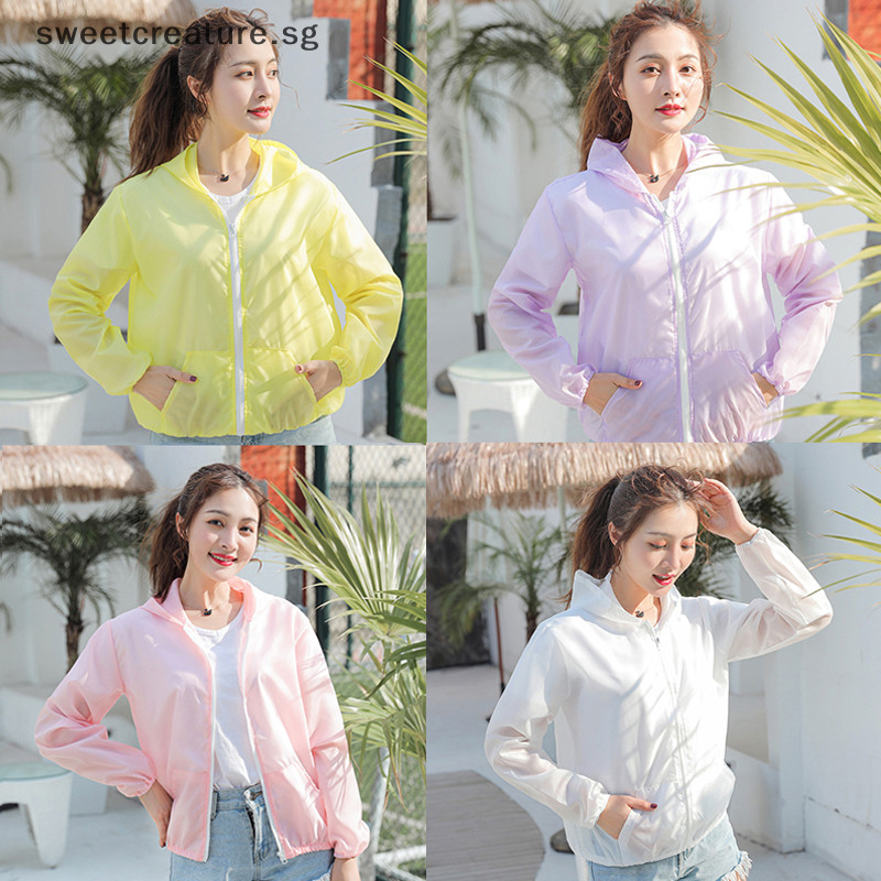 {SWEET} Jacket Women Summer Sun Protection Coat Anti-UV Quick Dry ...