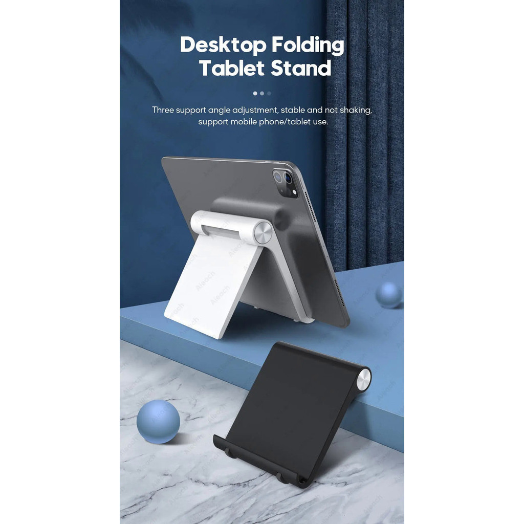 Desktops Holder For Tablet 7.9 To 11 Inch , Adjustable Folding Bracket ...