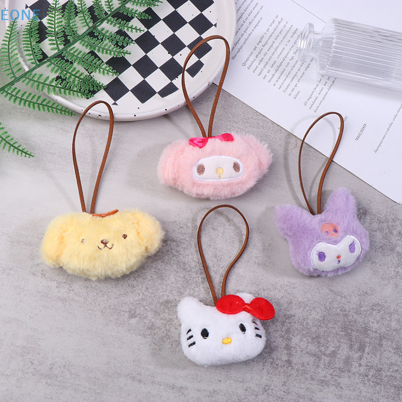 EONE Plush Sanrio Name Sticker Pendant Cartoon Hello Kitty Kuromi ...