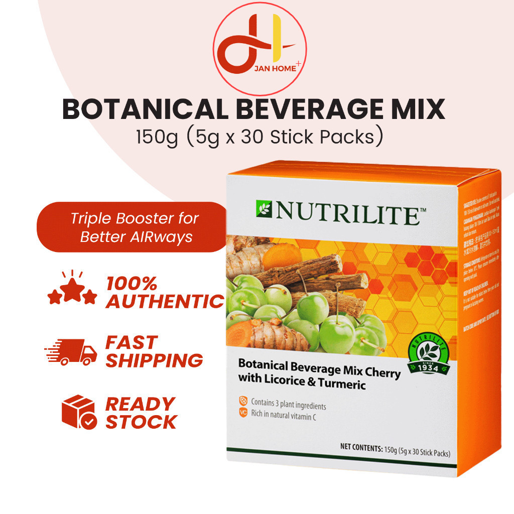 Nutrilite Botanical Beverage Mix Cherry With Licorice & Turmeric ...