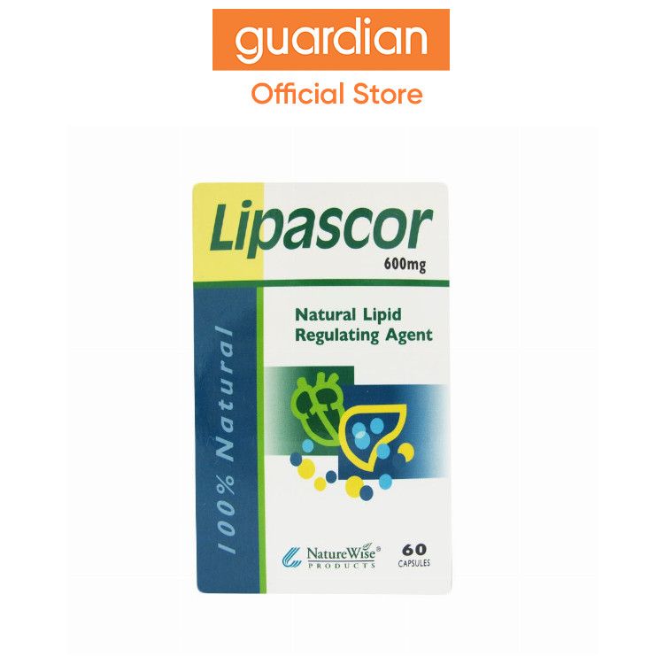 Lipascor Natural Lipid Regulating Agent, 60 capsules | Shopee Singapore