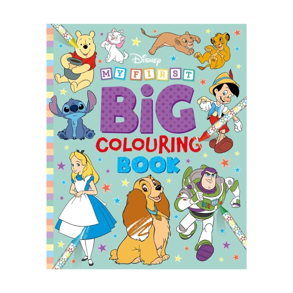 Disney My First Big Colouring Book To Color Favourite Disney Characters ...