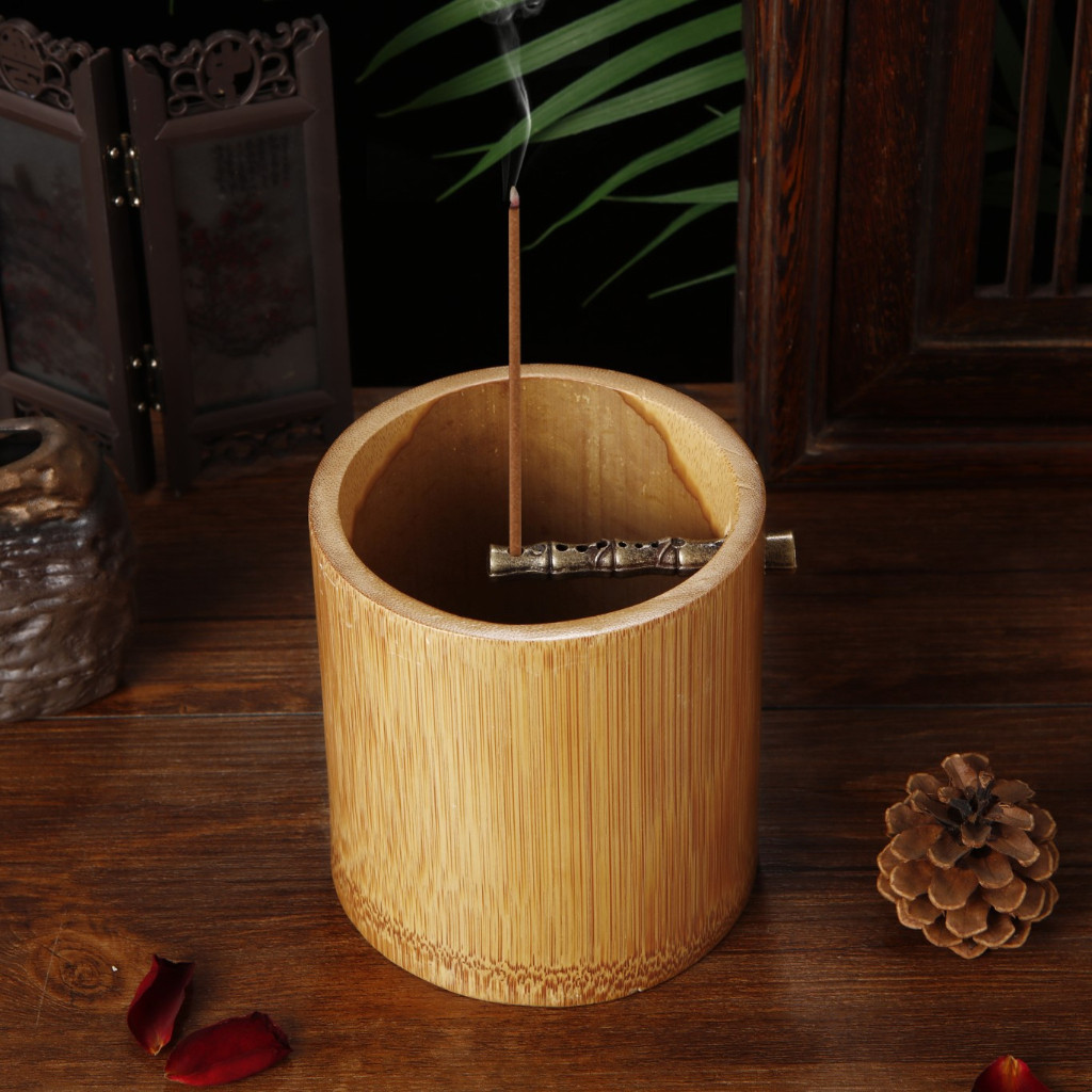 Bamboo Incense Burner Holder Suitable for Incense Stick & Coil / 香薰炉 香炉 ...