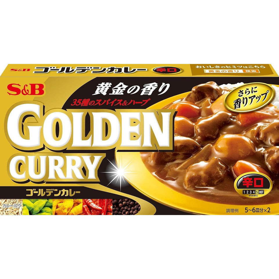 SB Foods Golden Curry Dry 198g x 5 Pack - Tokyo Sakura Mall | Shopee ...