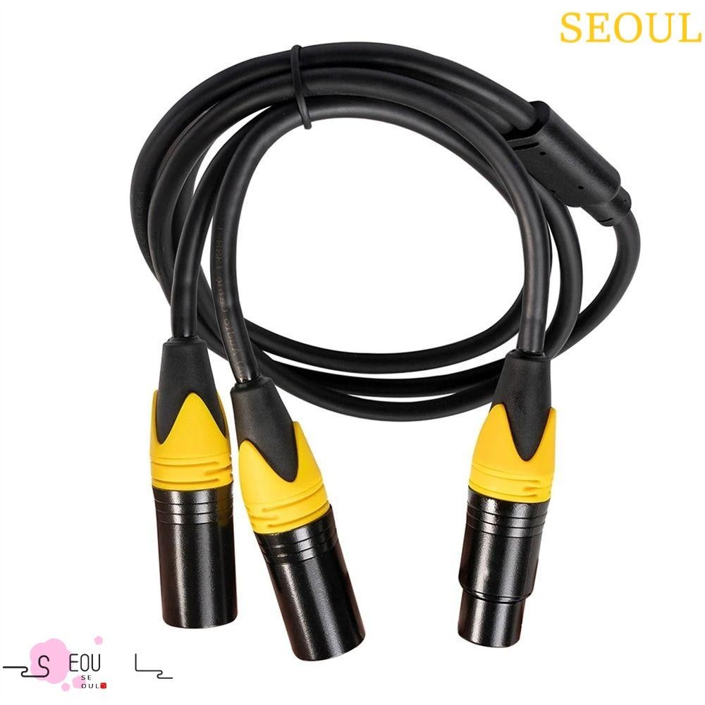SEOUL XLR Splitter Cable Audio Signal Line 3FT 100CM Signal Y Splitter ...