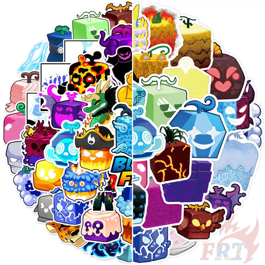100Pcs/Set Blox Fruits Series A Stickers Waterproof DIY Fashion Doodle ...