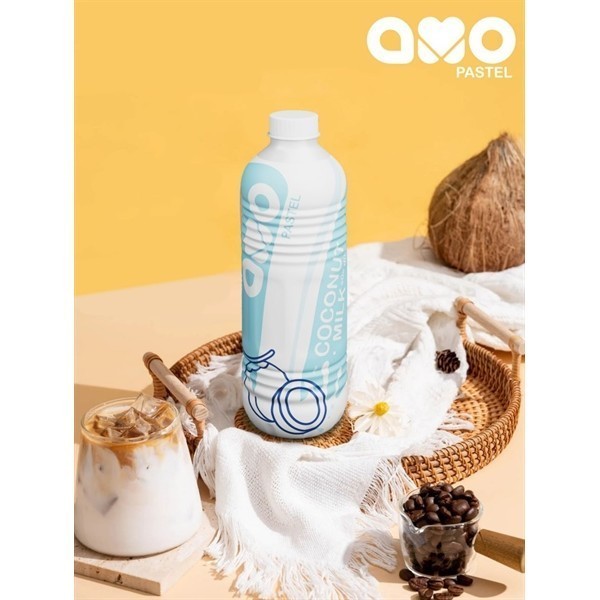 Amo pastel coconut milk 1 liter (12 bottles/carton) | Shopee Singapore