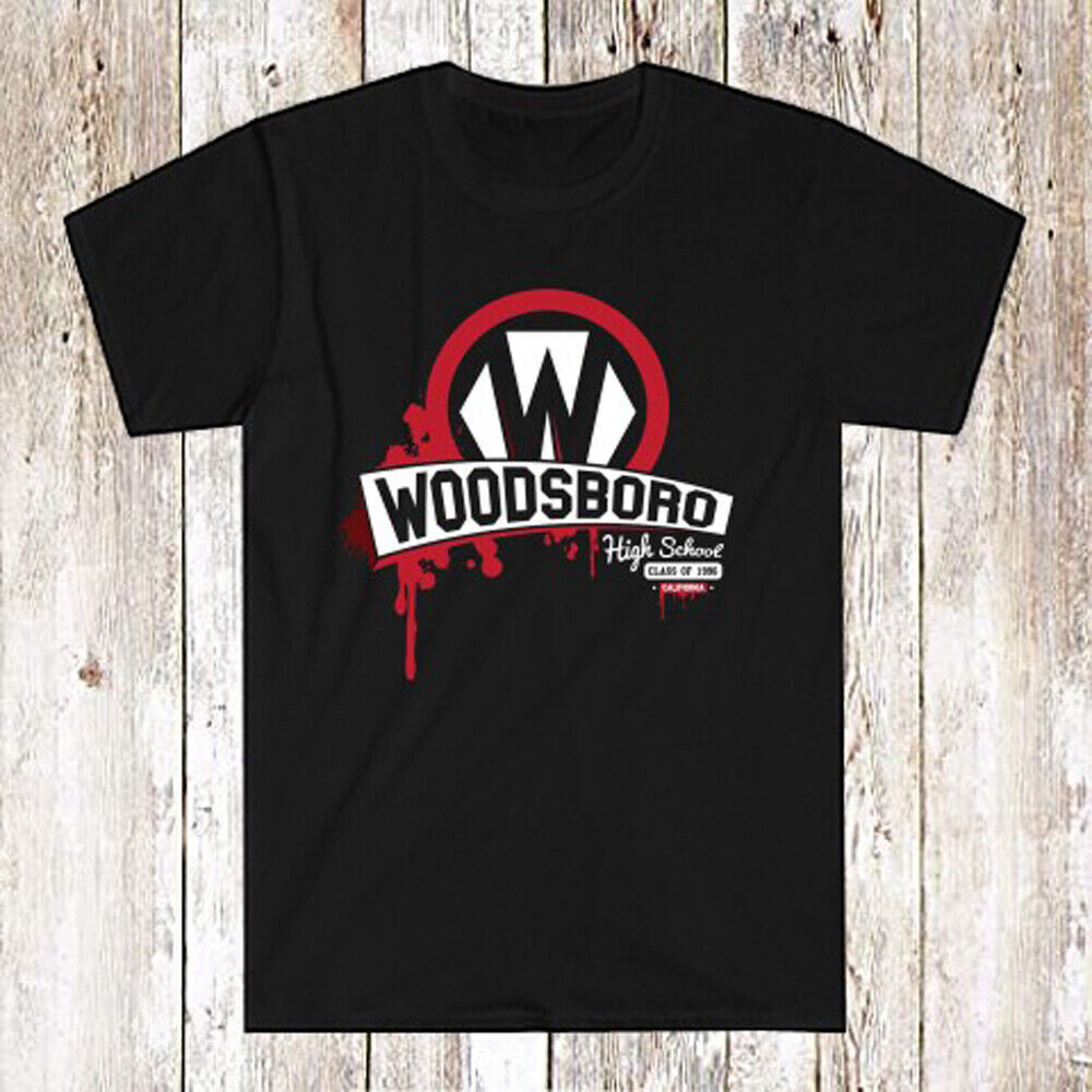 Scream Woodsboro High School Logo Horror Movie Men'S Black T-Shirt ...