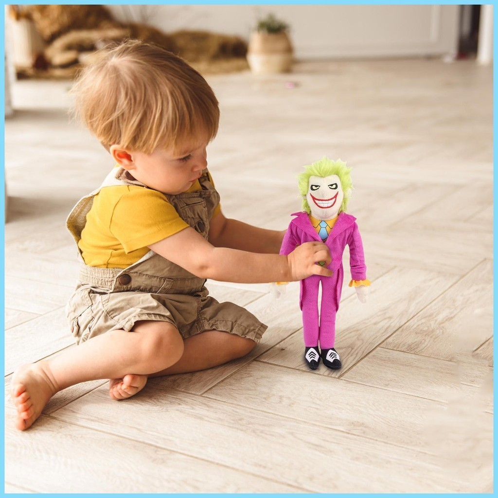 Joker Plushie Cartoon Clown Plushie Soft Cartoon Stuffed Plushie Game ...