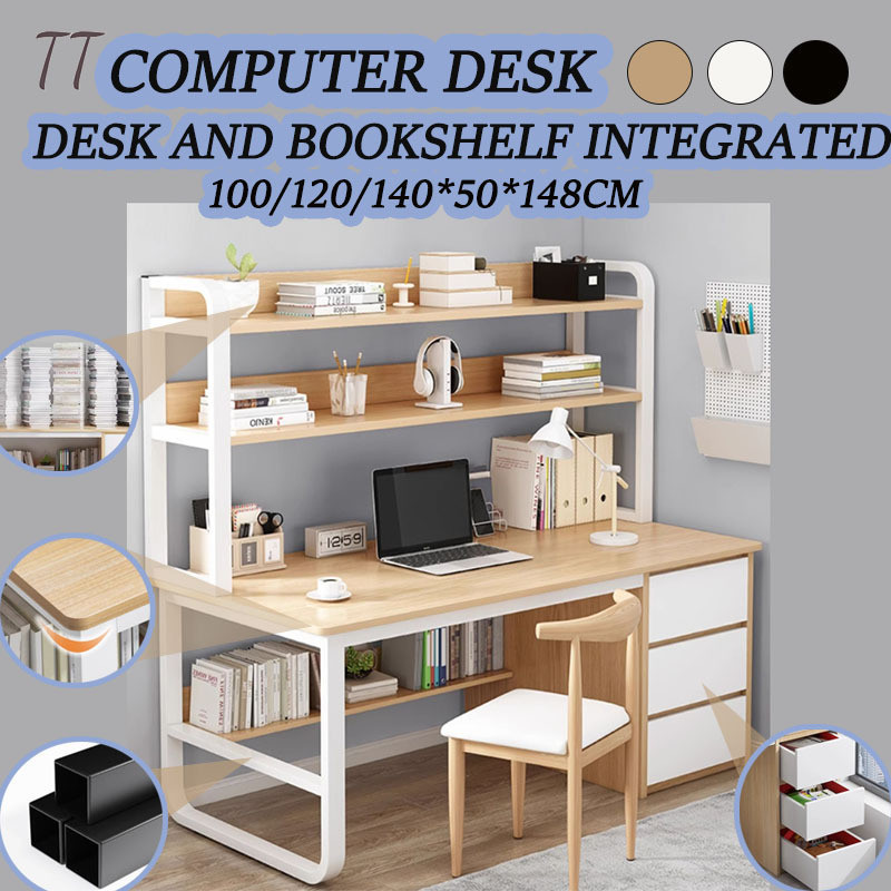 XH005 TT Study Desk Computer Desk Modern Study Easy with Drawer ...