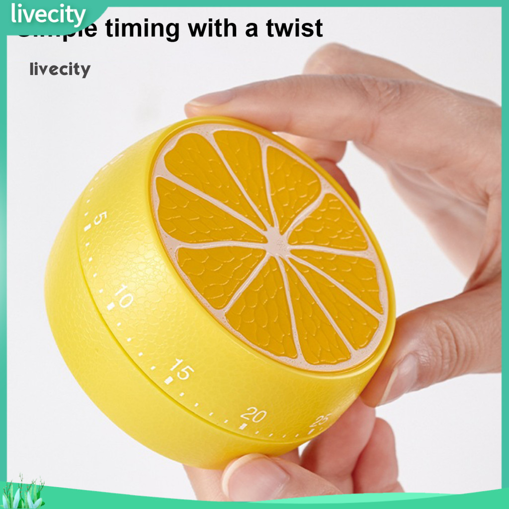 livecity| Visual Mechanical Timer with Loud Alarm Kitchen Cooking Timer ...