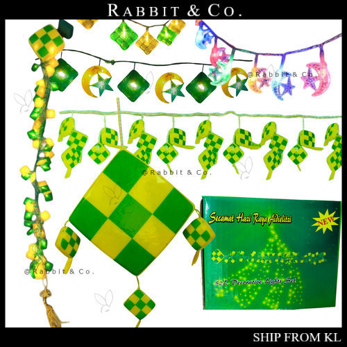 R&C LED Ketupat Bintang Bulan Light Hari Raya Idulfitri Decoration ...