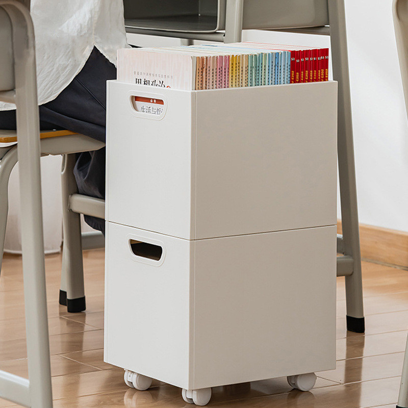 Book Storage Magic Box Student Book Basket Classroom Under Desk Movable ...