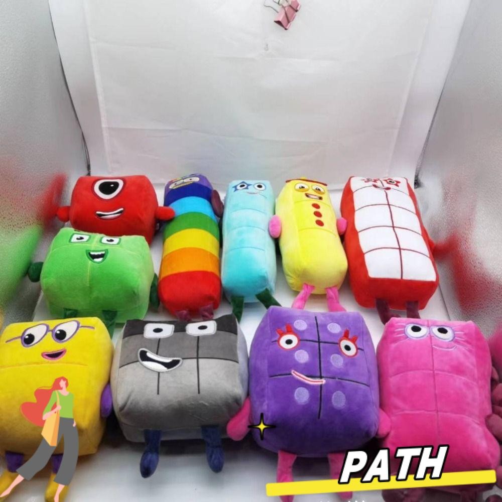 PATH Numberblocks Plush Toy, Children Math Enlightenment Decoration ...