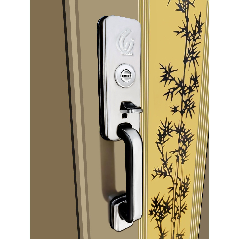 Wanjia Anti-theft Door Lock Old-fashioned Press Door Lock Aluminum ...