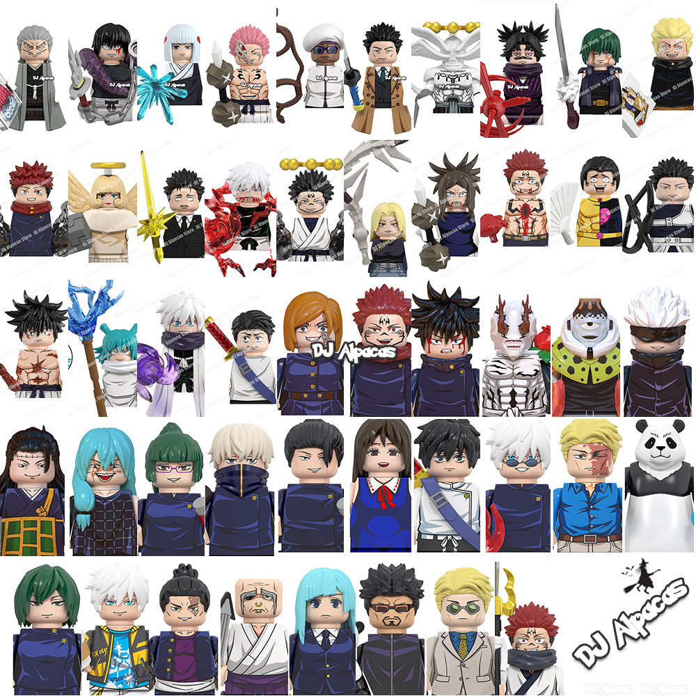 Satoru Jujutsu Kaisen Gojo Yuta Building Blocks itadori Yuji Megumi ...