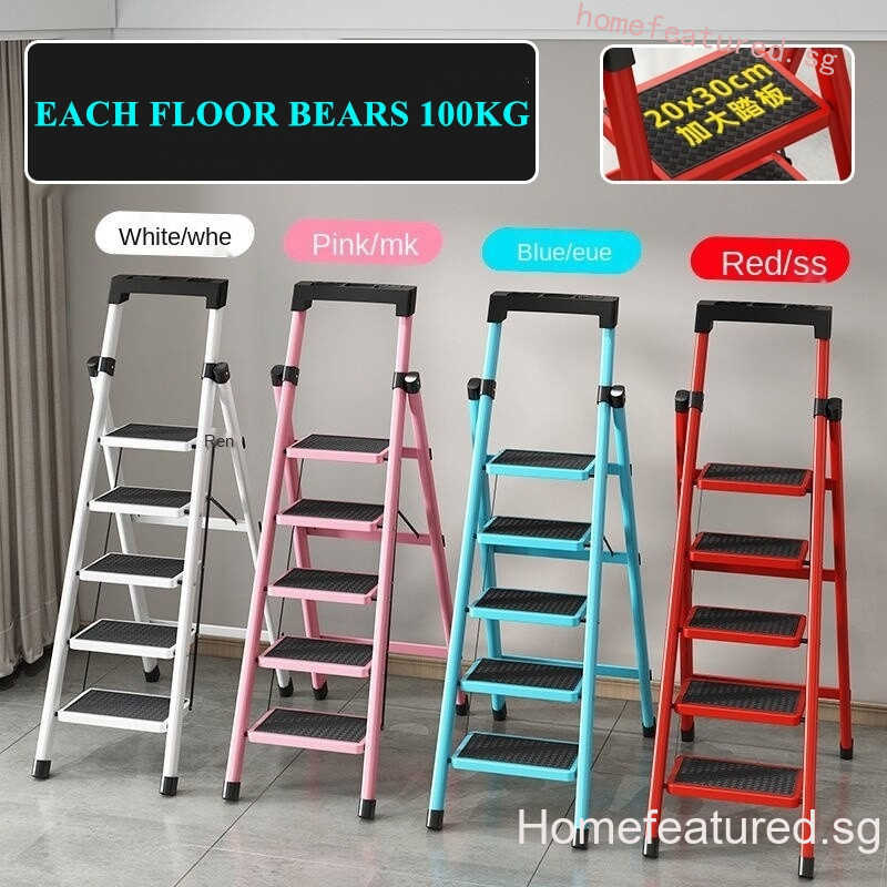 Foldable Step Ladder Platform Lift Multifunctional Large Pedal 3/4/5/6 ...