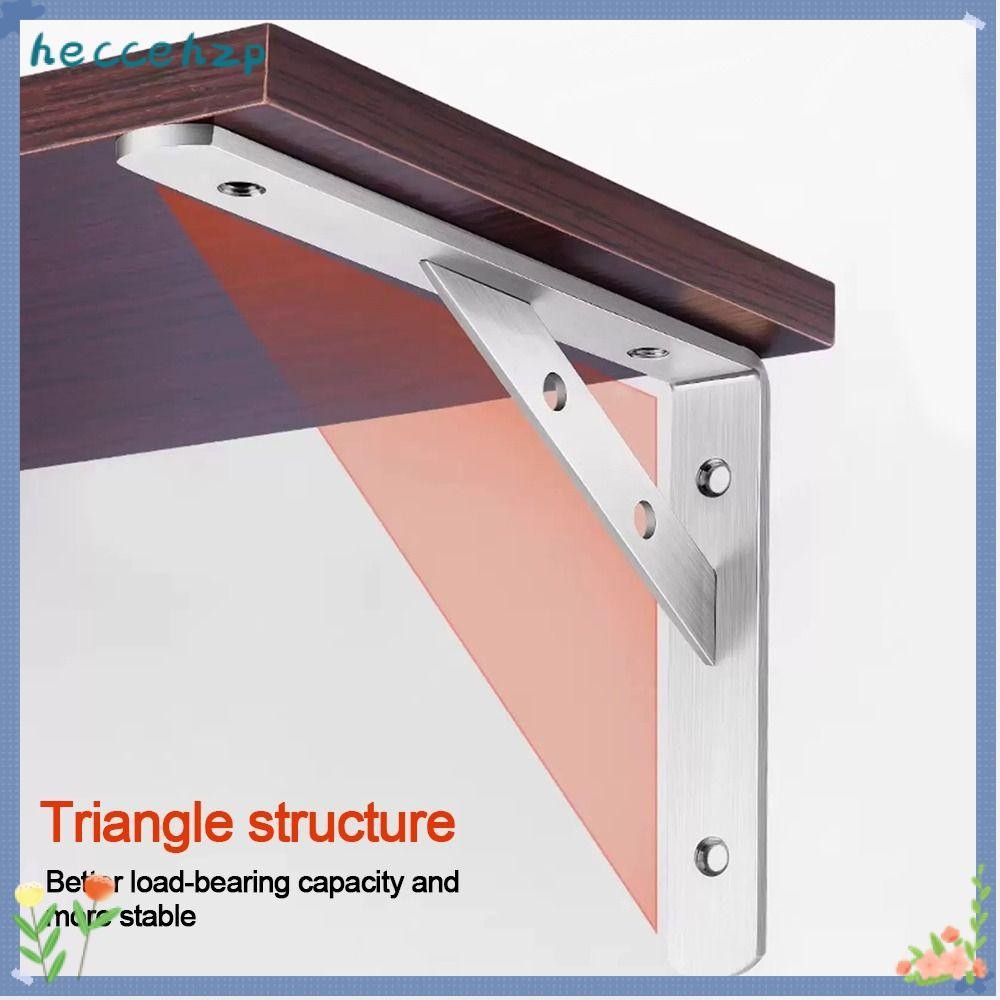 HECCEHZP Shelf Bracket, Stainless Steel Heavy Duty Shelf Support, L ...
