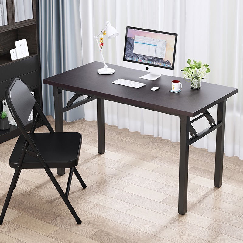 Computer desk folding table conference table study table foldable desk ...