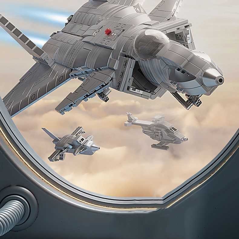 Lele BROTHER Lego Fighter Jet Plane Toy 510 Blocks - 8835 | Shopee ...