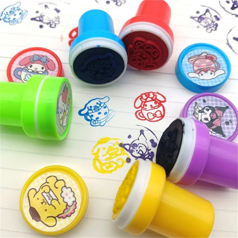 Cartoon Stamps for Kids Kawaii Kuromi Self-Ink Teacher Stamps Party ...