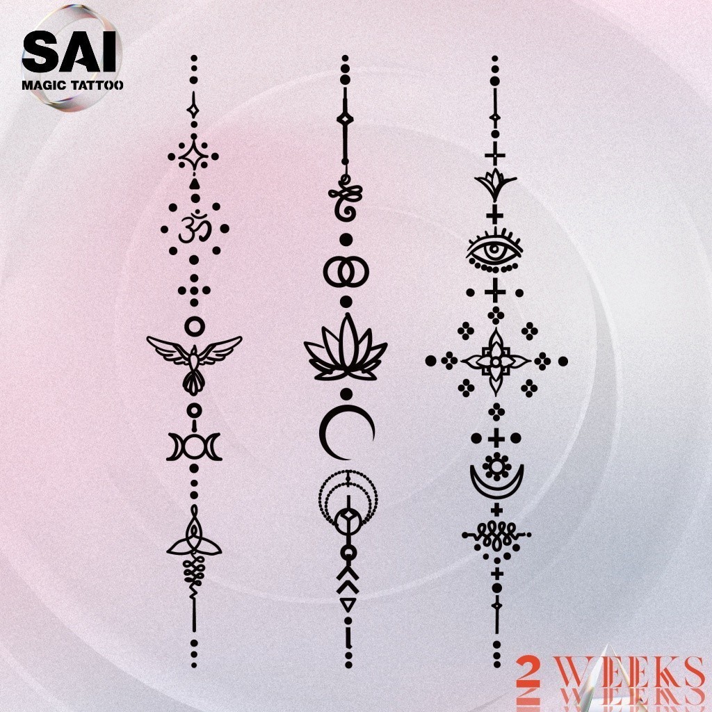 SAI MAGIC TATTOO Lasts to 2 weeks 15CM×11CM Tattoo sticker waterproof ...