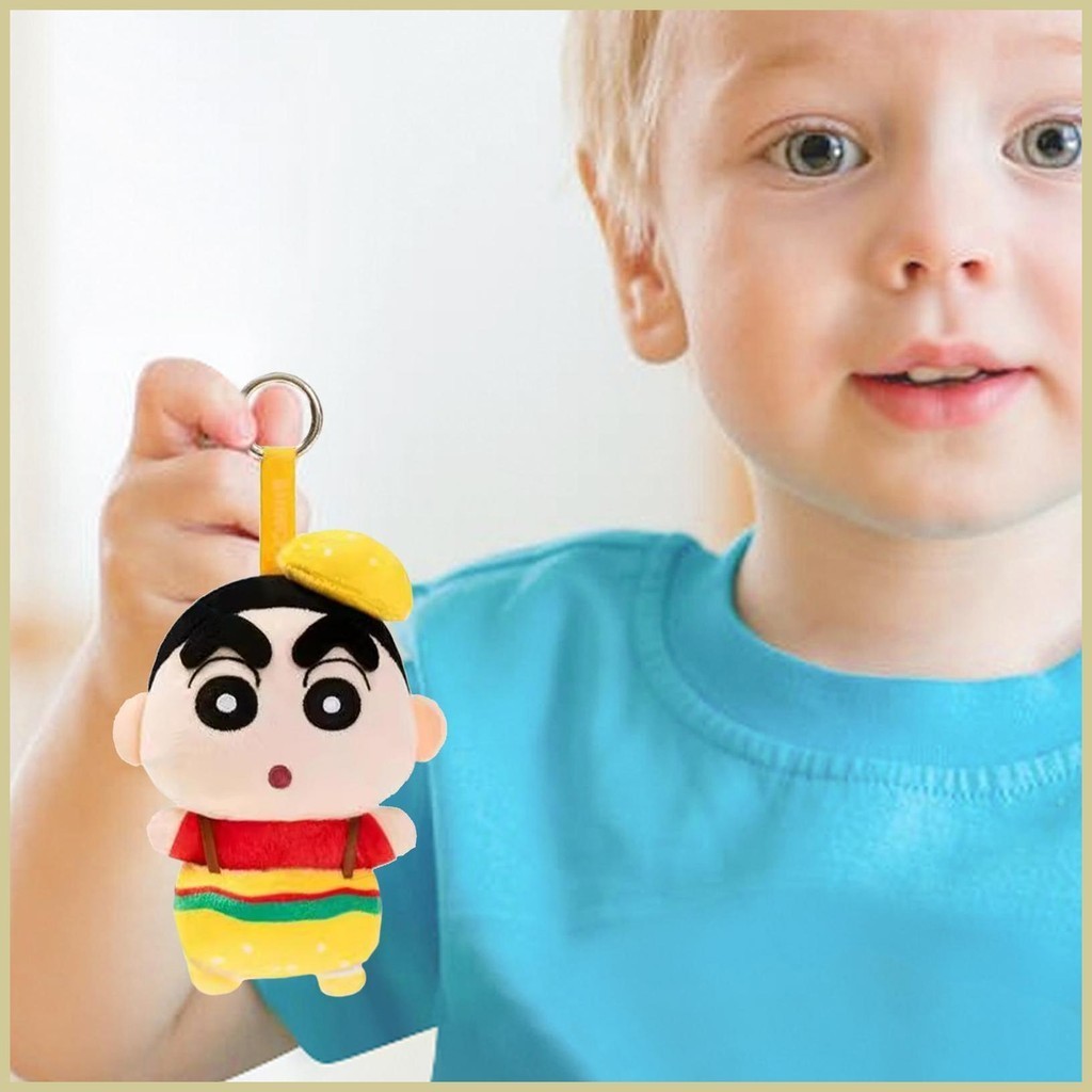 Crayon Shin Chan Cartoon Keychain Plush Knapsack Pendant Anime ...